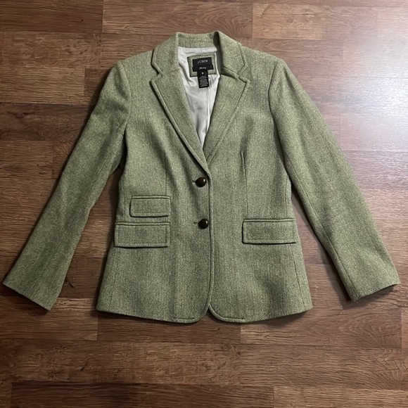 J. Crew | Jackets & Coats | J Crew Vintage Riding Tweed Blazer Jacket ...